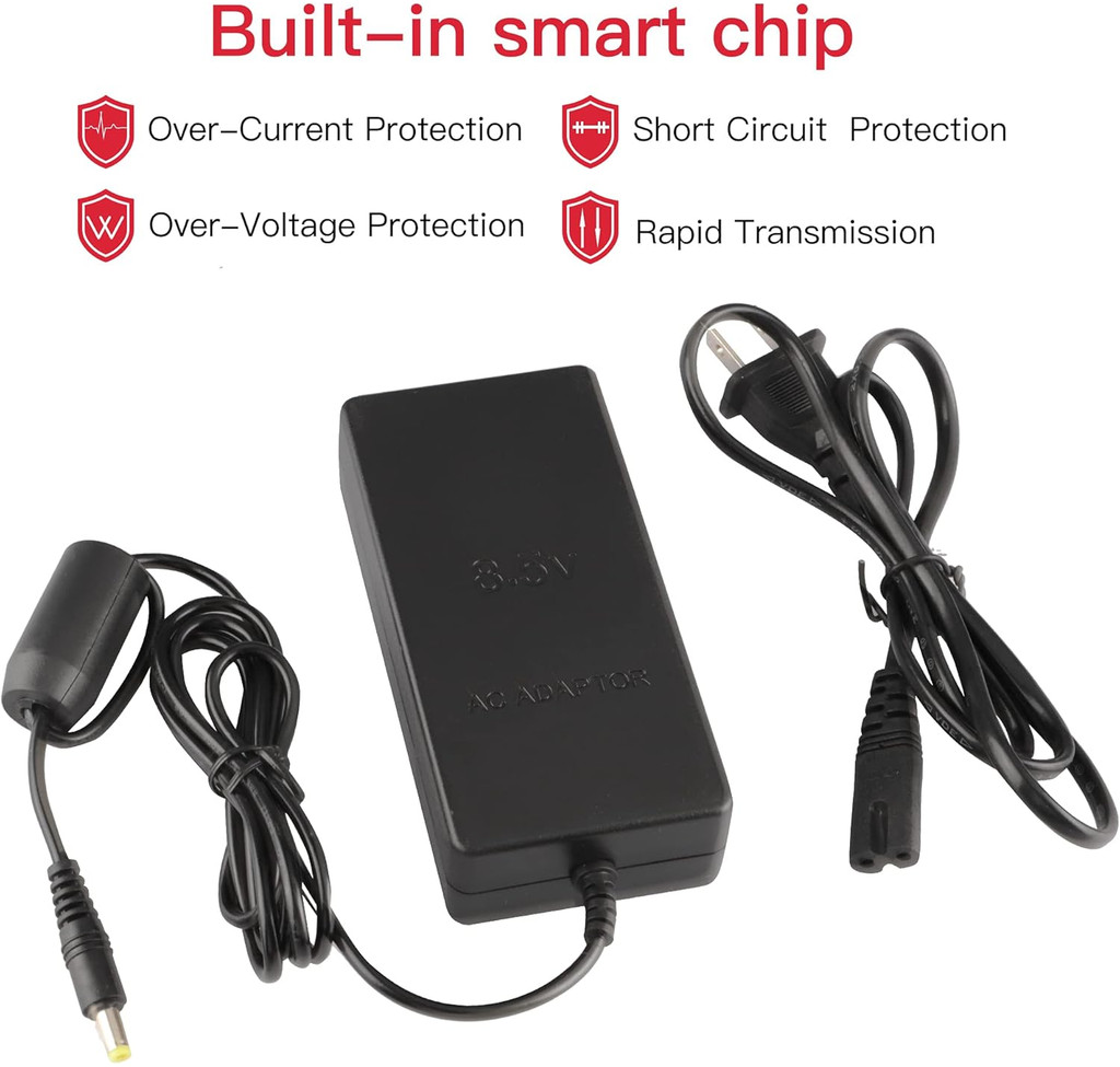 EU US Plug AC Power Cord Adapter For Platstation 2/ PS2 Slim 70000 ...