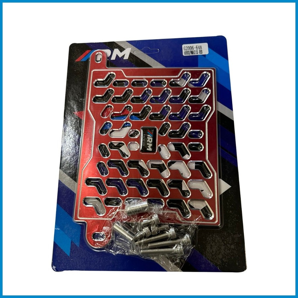 ∣ ∵ ARM Radiator Cover with Bolts For NMAX / AEROX | Shopee Philippines