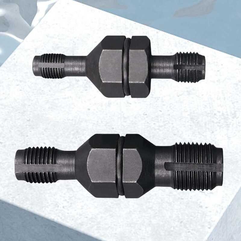 2Pcs Chaser Tool Carbon Steel Hole Rethreader 14/18Mm Spark Plug Thread ...