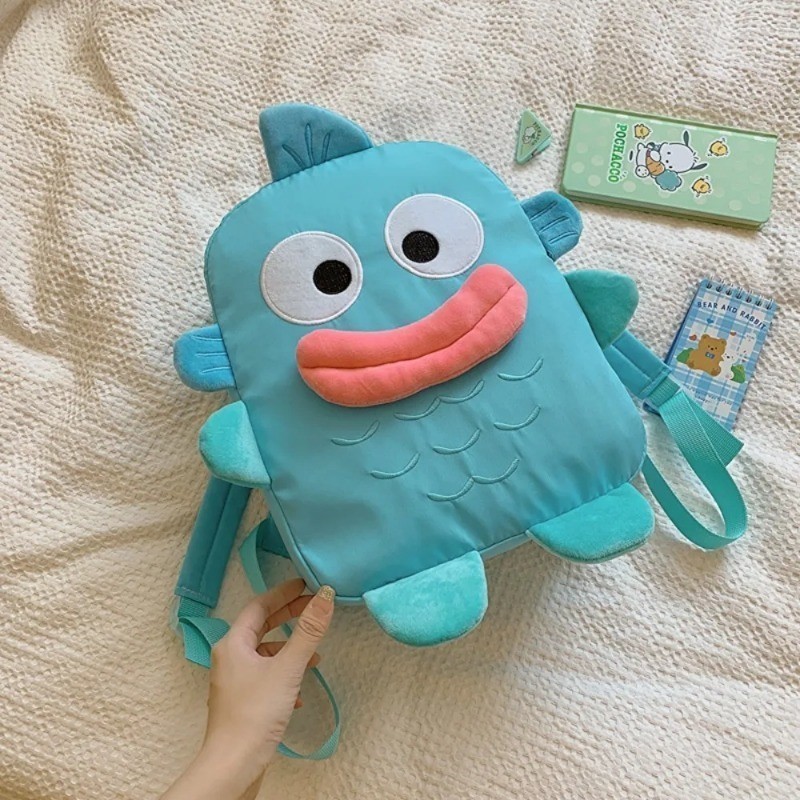 Cute Clown Fish Ugly Cute Fish Doll Shoulder Bag Girl Backpack Boy ...