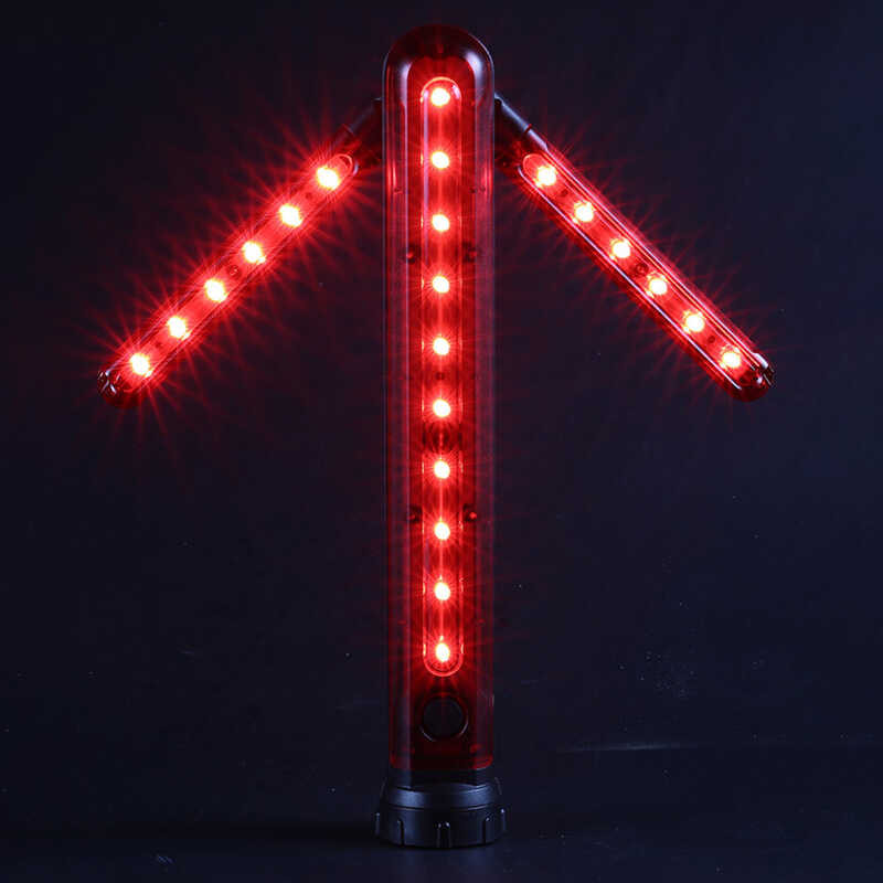 LED Arrow with Magnet Work Light Hook Safety Strobe Light, Road Warning ...