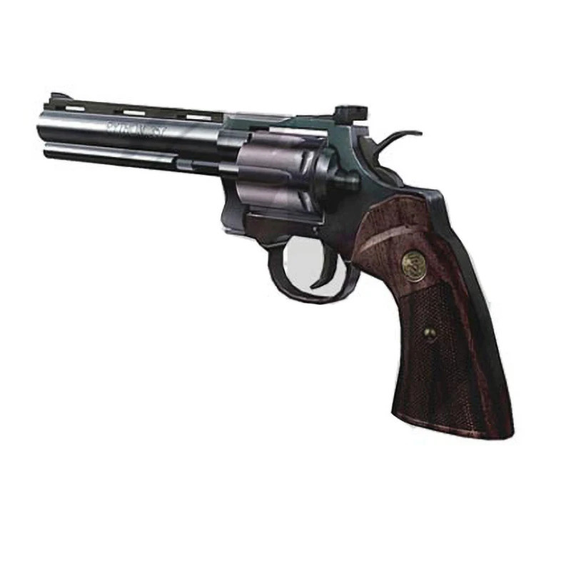 Scale ★ 1:1 Python Revoer Pistols Gun Papercraft Toy DIY 3D Paper Card ...
