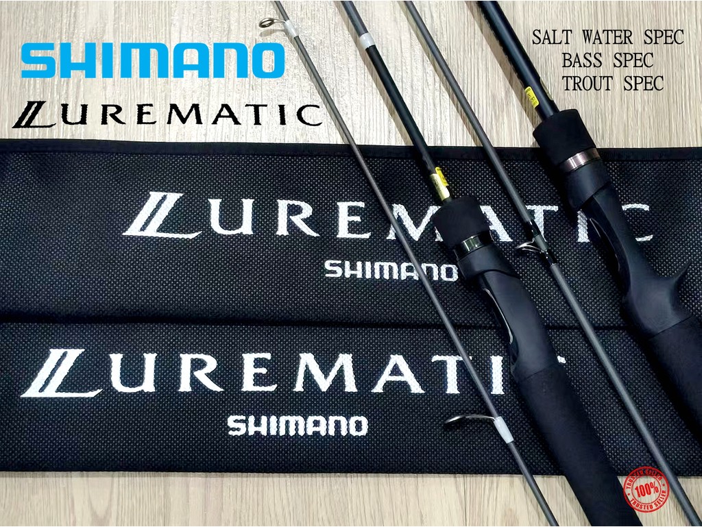2023' SHIMANO LUREMATIC SPINNING / BAITCASTING (BC) FISHING ROD | Shopee Philippines