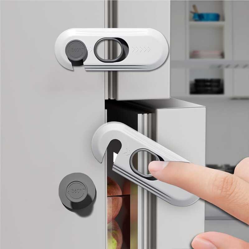 5 Pack Proof Fridge Loc, Refrigerator Child Safety Loc for ...