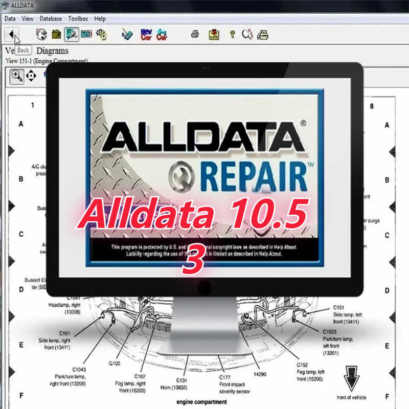 2023 Ang Φ Pinakamabagong Lahat Ng Datos Auto Data Repair Diagram Software Alldata 10.53 ...