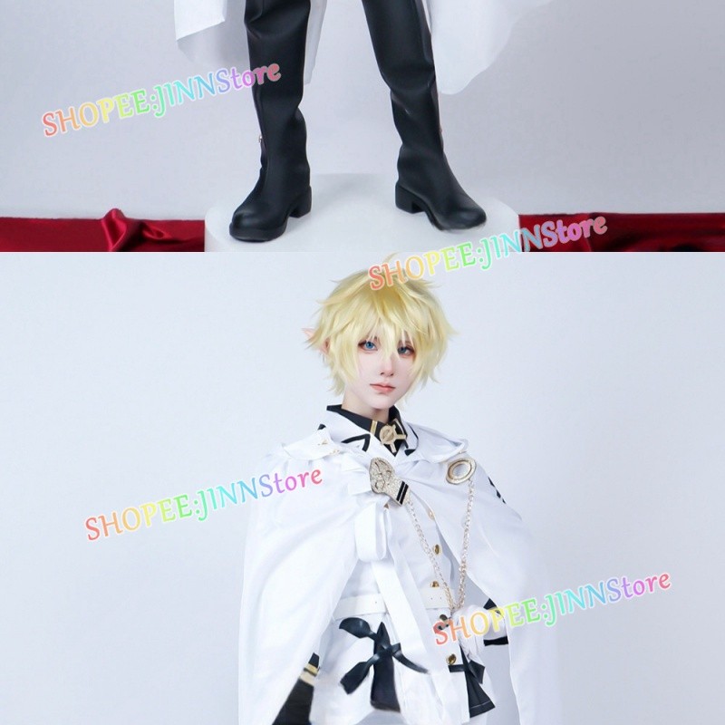 - JINN - OWARI NO SERAFU Cosplay Costume SERAPH OF THE END MIKAELA ...