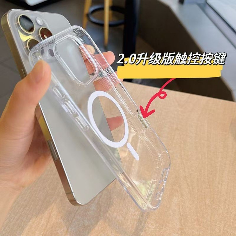 For IPhone 16 with AI Capacitor Camera Touch Buttons Wireless Charging ...