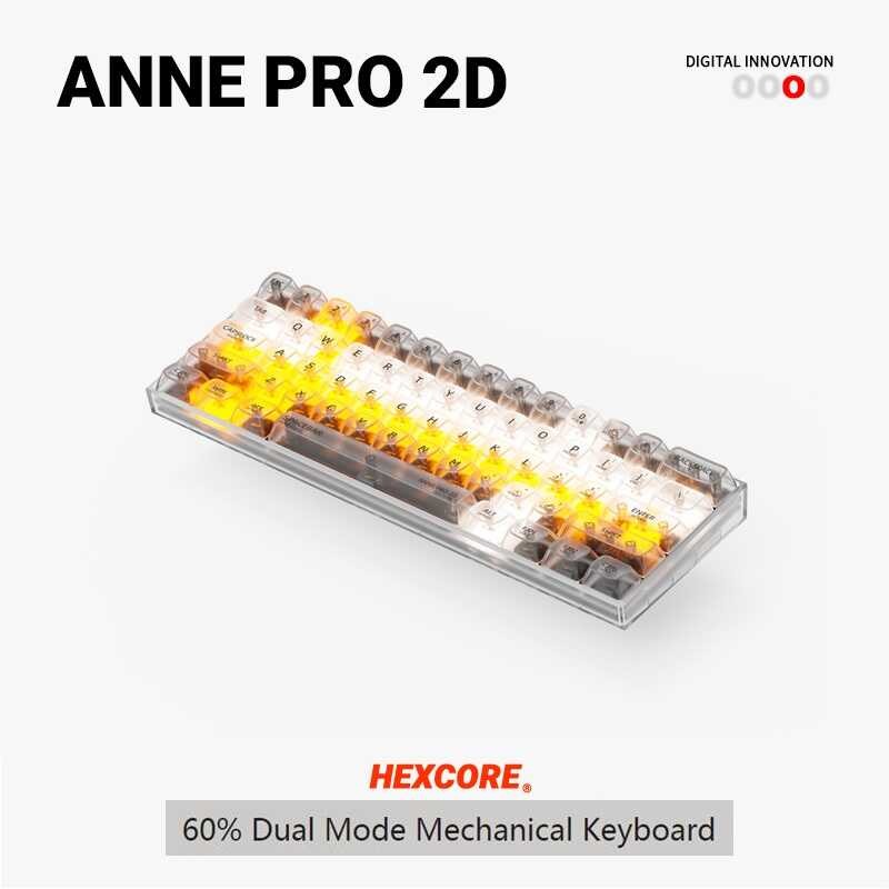 Anne Bagong Pro 2D Na May Anne Pro 2 Keycaps/Kaso Classic Color NKRO ...