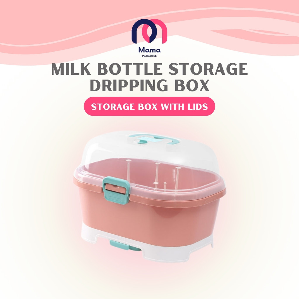 Mimo Baby Nursing Bottle Storage Box Milk Bottle Storage Box to Keep ...