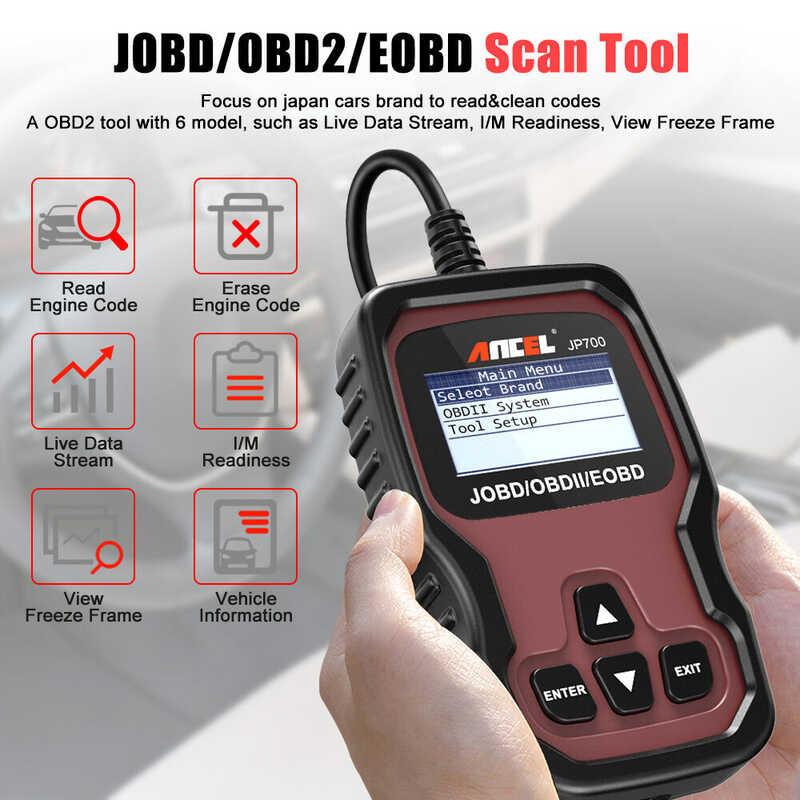 Jp700 ANCEL Obd2 Job Scanner Para Sa Honda Toyota Mazda | Shopee ...