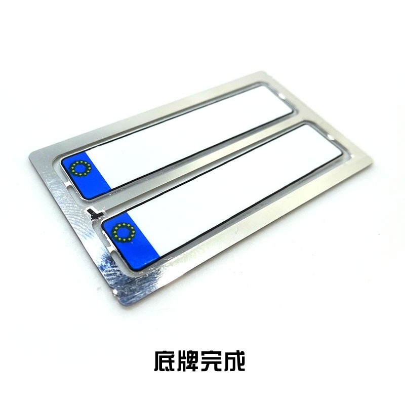 DIY European License Plate for 1/14 Tamiya RC Truck Tipper Scania Benz ...