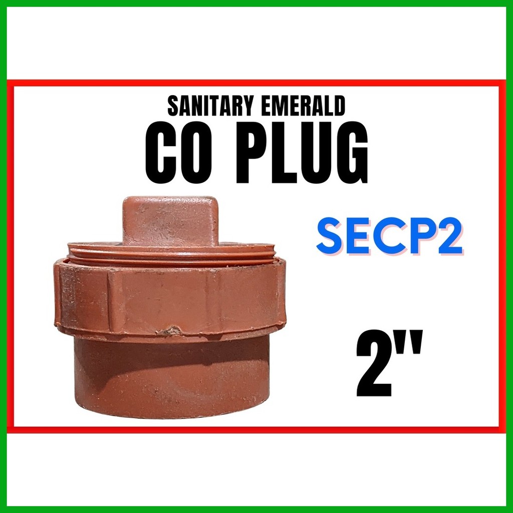 ۞ ¤ Sanitary PVC Fittings Emerald Clean Out w/ Plug (Sizes: 2",3",4 ...