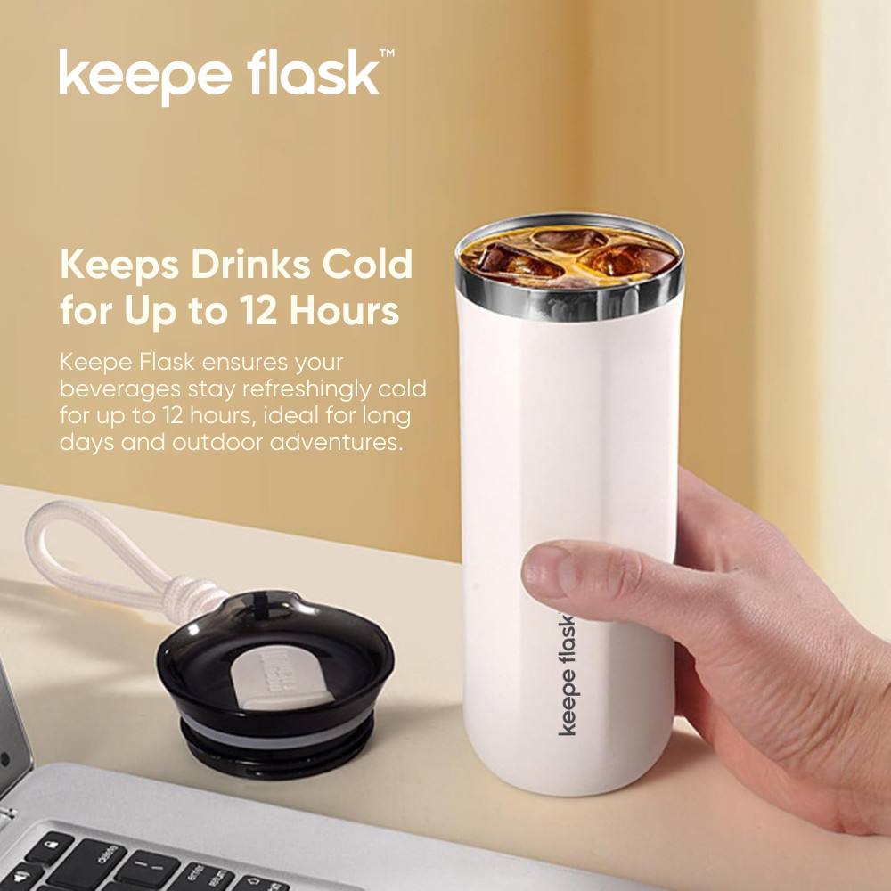 [Name Engraving] Keepe Flask Premium Mint Green Coffee Mug Stainless ...