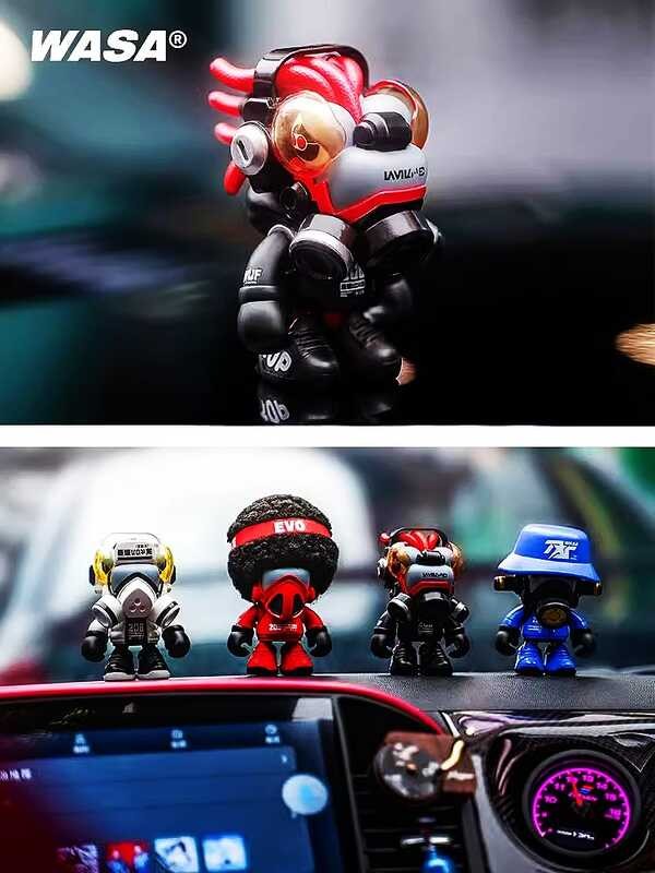 WASA chameleon blind box car series trendy toys, figurines for parking ...