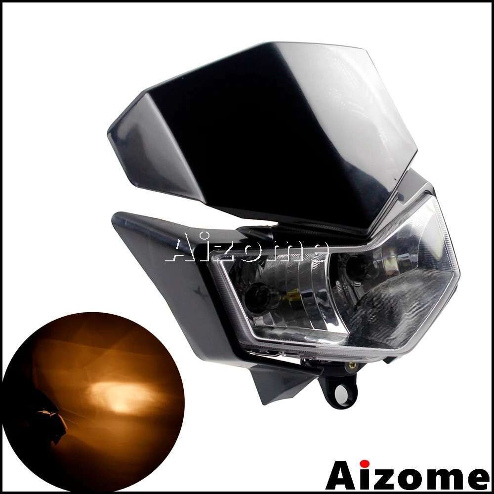 Motocross Black Headlight Fairing Para sa Kawasaki D-Tracker X 250 ...