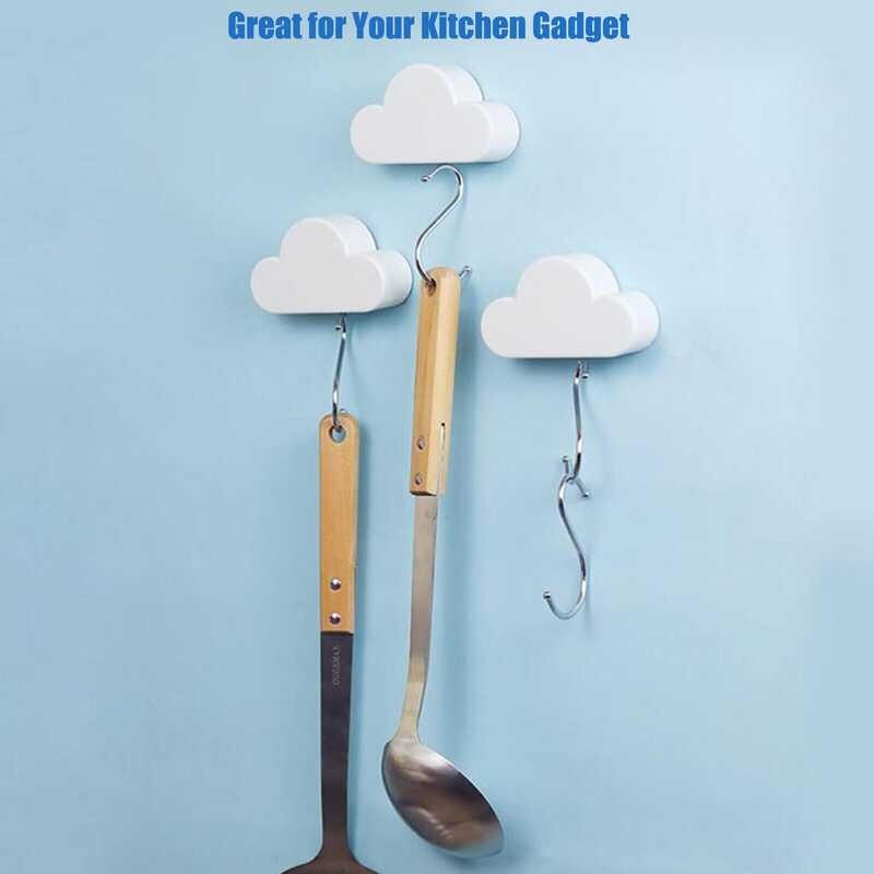 Home 【】 Storage Creative Cloud Shape Magnet Key Securely Magnetic Hoo ...