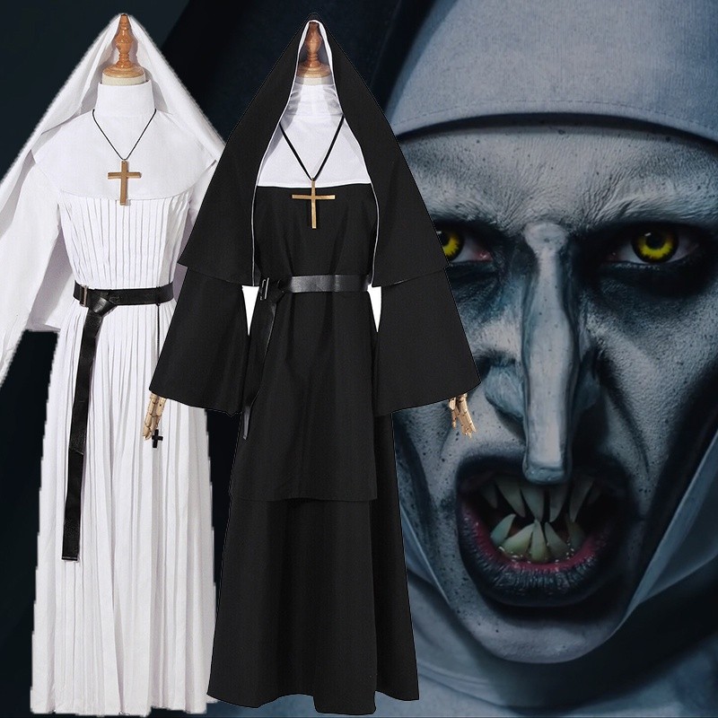 ZST Conjuring The 2 The Nun Valak Sister Cosplay Costume Halloween ...