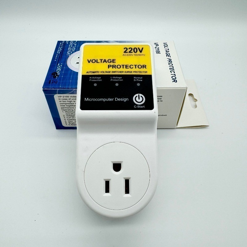 220V Power on Delay Voltage/Power Surge Protector 3500W 20A Automatic ...