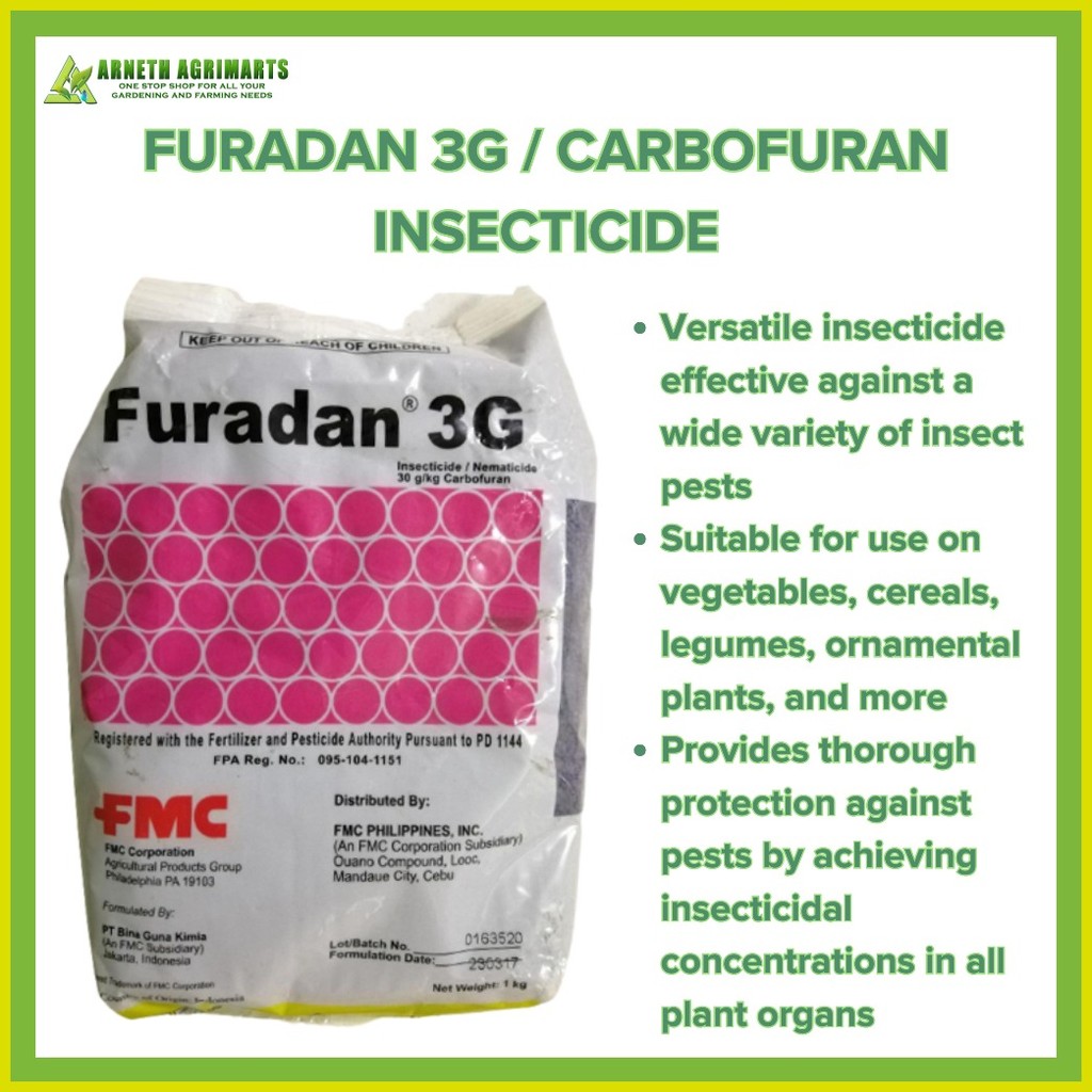 NEW FURADAN 3G ANTI-INSECT (1KG) | Shopee Philippines