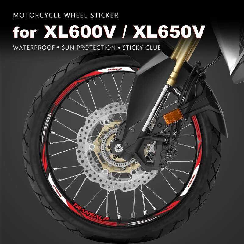 Motorcycle 3 A Wheel Sticker Waterproof Decals For Honda Transalp 650 ...