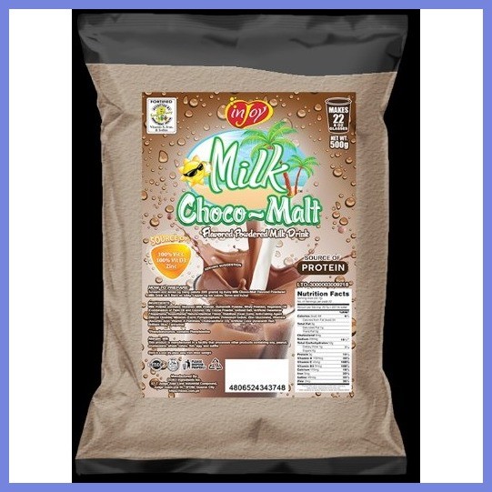 웃 ☭ inJoy - Milk Choco-Malt 500g | Shopee Philippines
