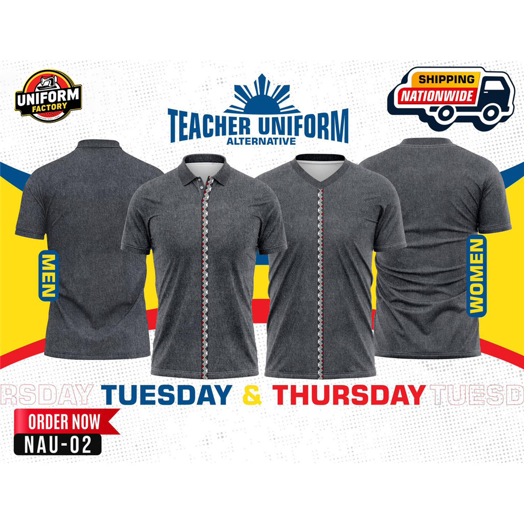 Deped Uniform 2025 Full Sublimation Deped Tshirt Teachers Uniform ...