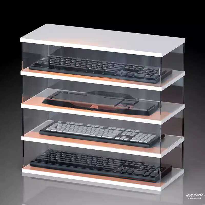 0C WV Keyboard Display Rack Multi-Layer Collection Cabinet Desktop ...