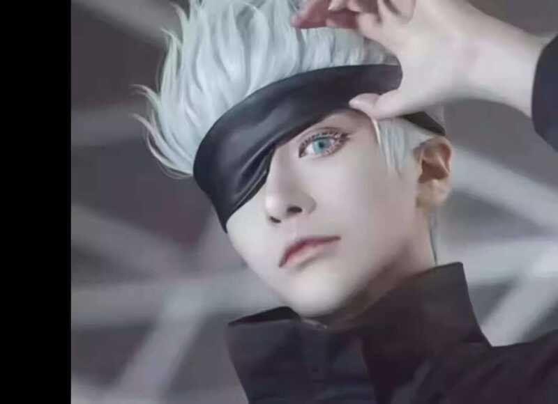 Jujutsu Battle Single Eye mask Anime Cosplay Gojo Satoru Student ...