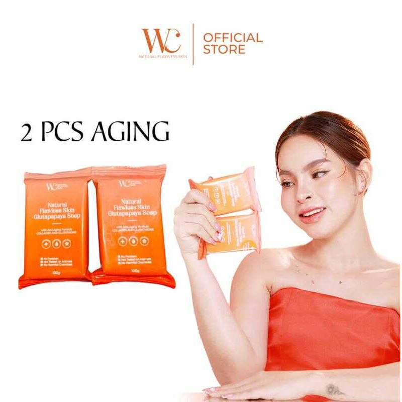 17F WC Natural Flawless Skin Glutapapaya Soap With Anti Aging Formula ...