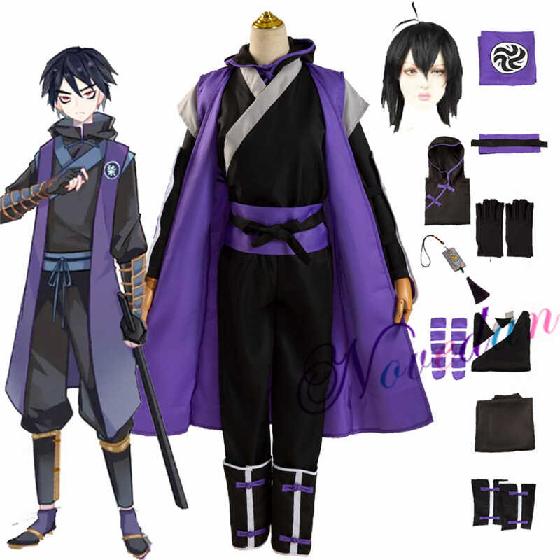 Anime Manga Scissor Cosplay Wig Thirteen Killer Seven Hoodie Uniform ...