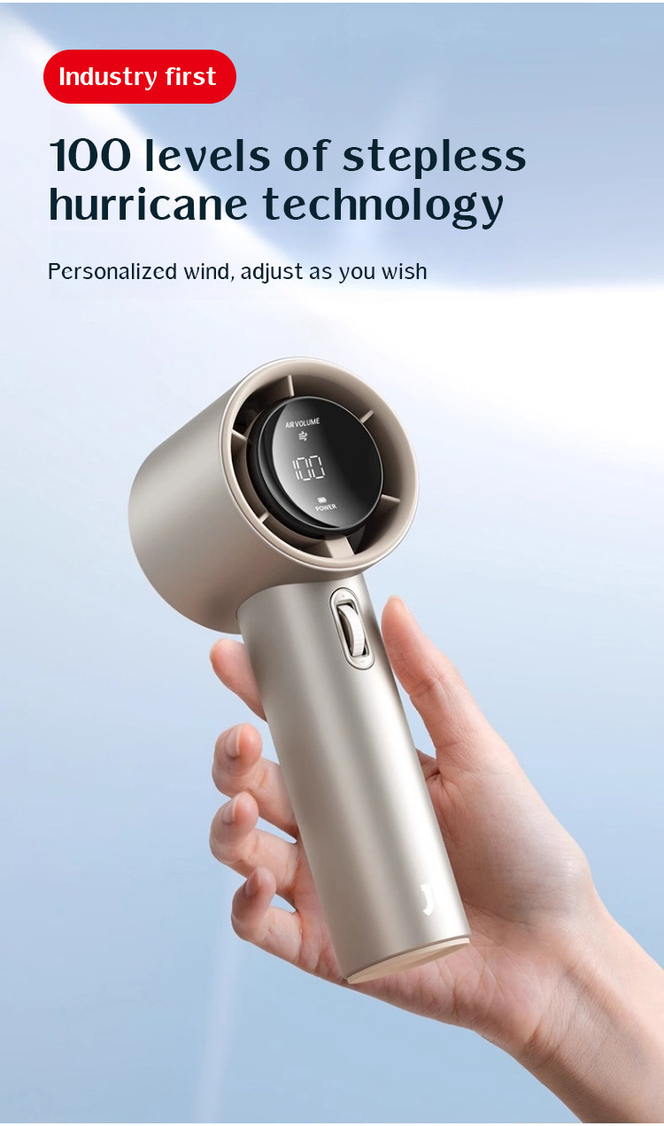 【Powerful Airflow/Portable Small/Rechargeable Battery】Jisu Turbo High ...