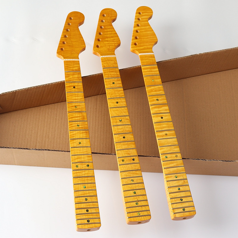 Fender Stratocaster Electric Guitar Neck Tiger-striped Electric Guitar ...