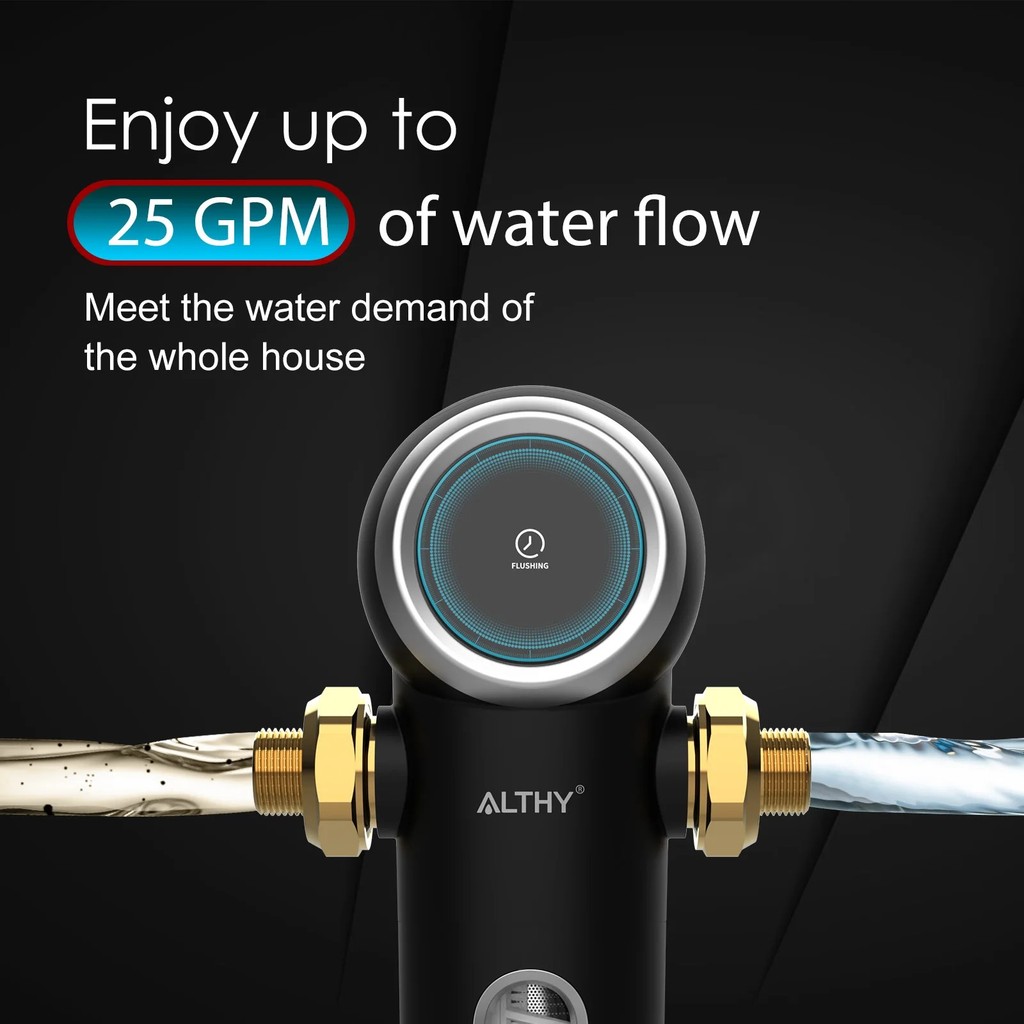 ALTHY PRE-AUTO1 Automatic Flushing Backwash Prefilter Spin Down ...