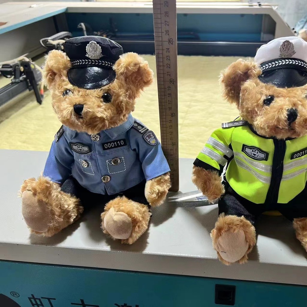 Camouflage Armed Police Bear Doll Army Armed Police Marine Bear Doll ...