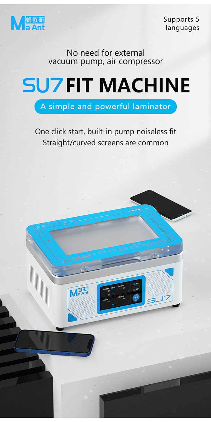 MaAnt SU7 Mobile Phone Smart Screen Laminating Machine Is Used for ...