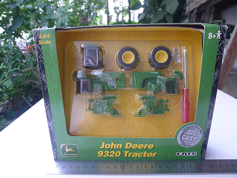John Deere 9320 Tractor Dier 8 Wheel Tractor Locomotive Model Out of ...