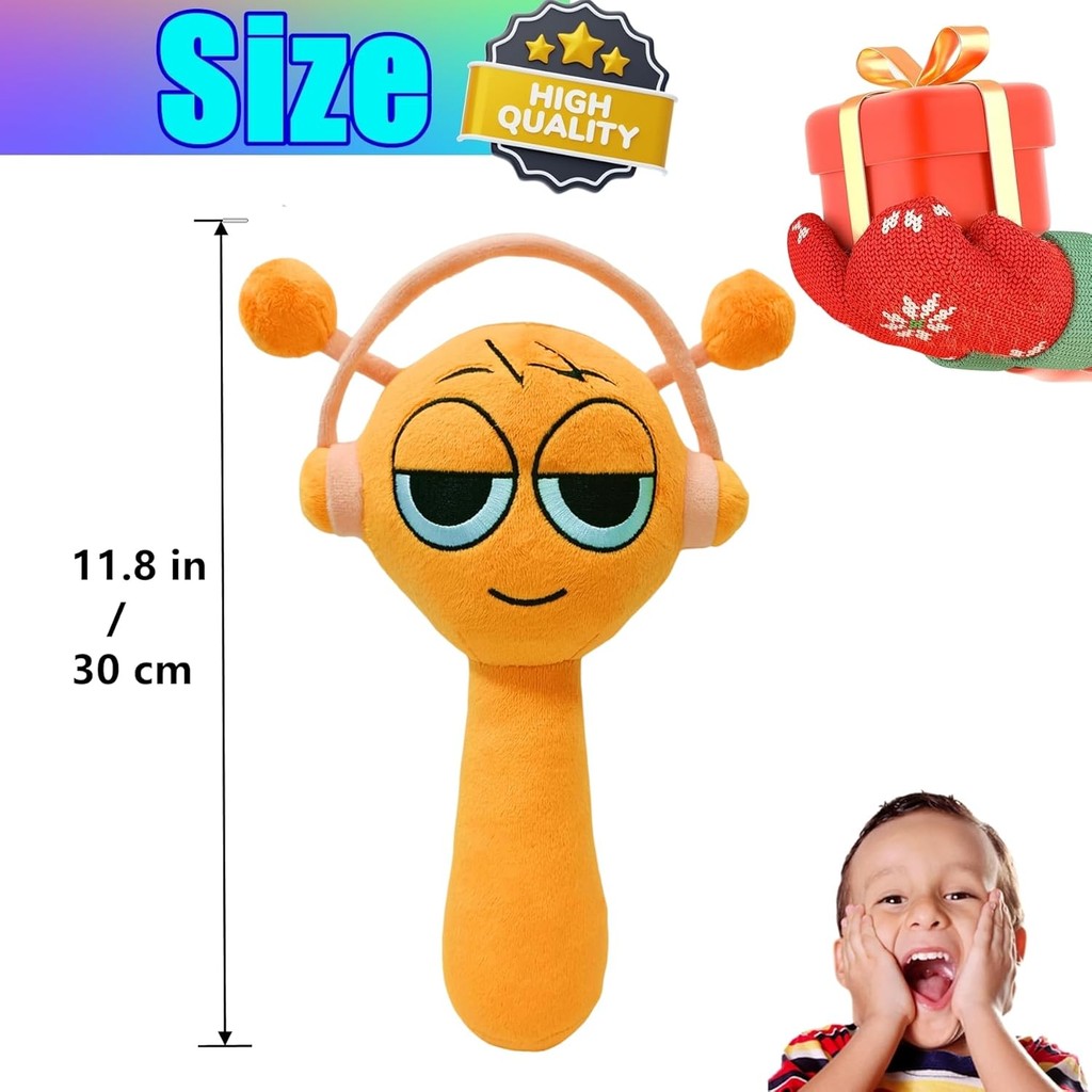 Sprunki plush toy, 10-inch Sprunky Wenda and Gray plush toy, Sprunk ...