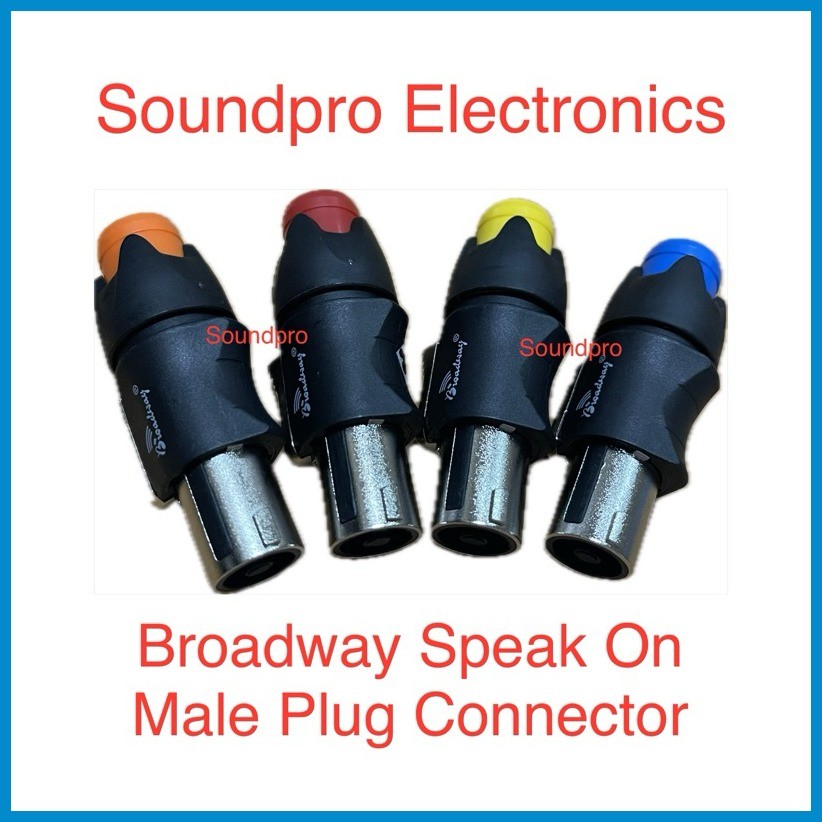 Broadway Speak On Male Plug Connector Heavy Duty (GCE-023) (1pc only ...