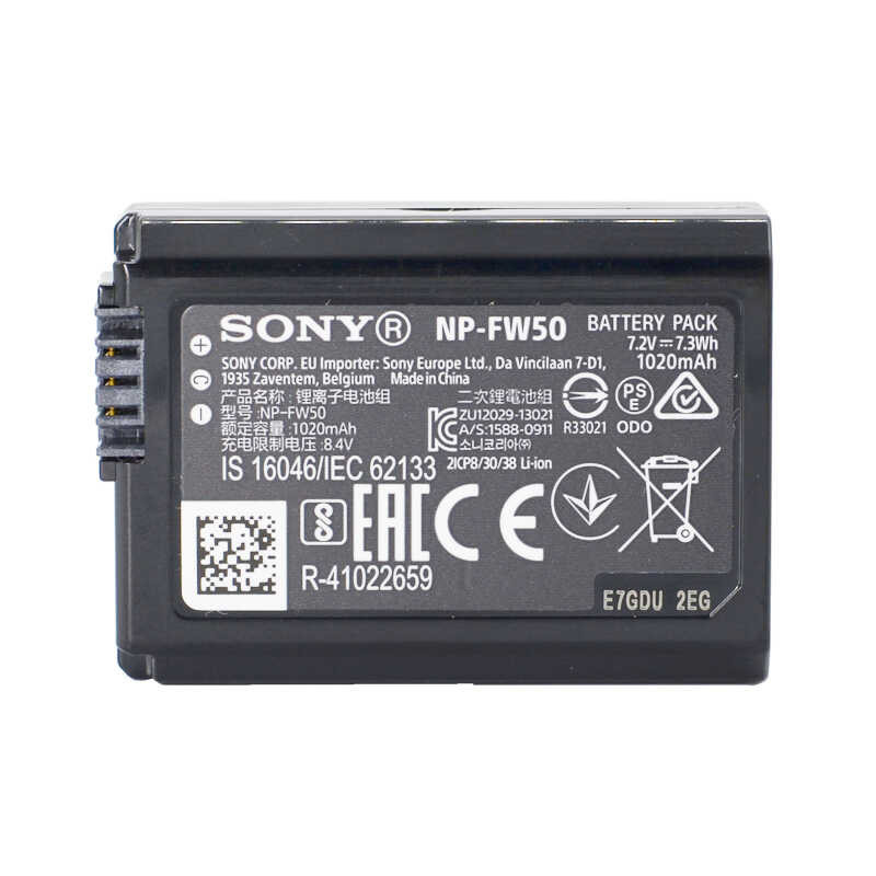 Sony NP-FW50 battery a6400 a5000 a6000 a6300 a7m2 A7r2 micro camera | Shopee Philippines