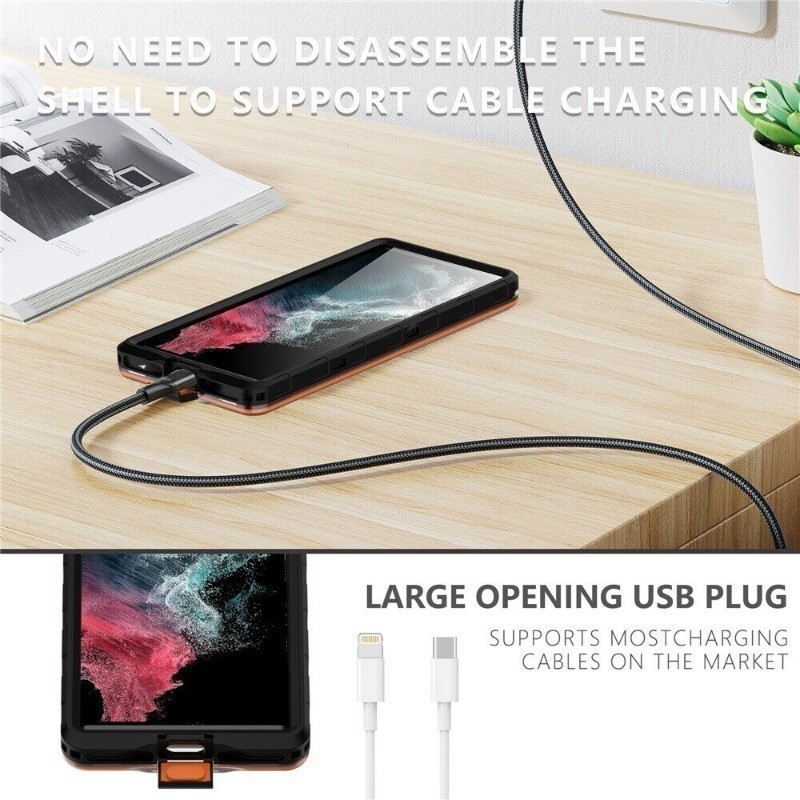 360° Full Coverage Waterproof Case for iPhone Android Phones Below 6 ...