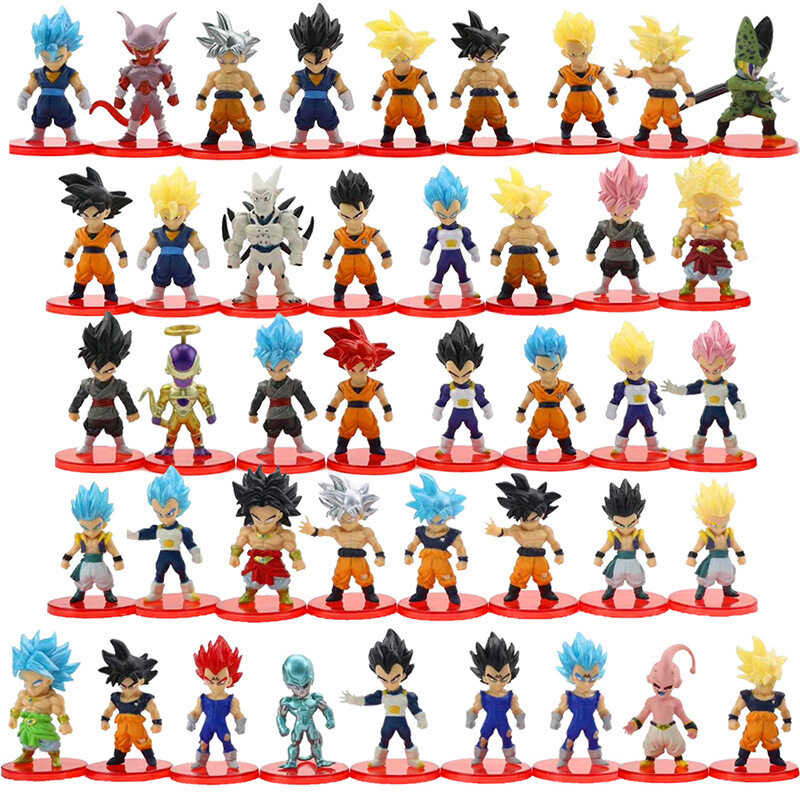 1St And 2Nd Ration 21 Dragon Ball Saiyan Fig Models, Cartoon Anime Figs ...