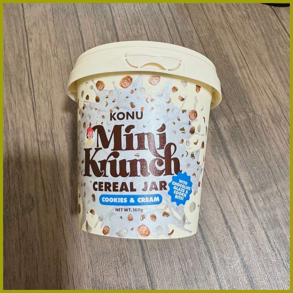 ↔ ┤ KONU Mini Krunch Cereal Jar 160g Matcha Choco Crunch Rainbow ...