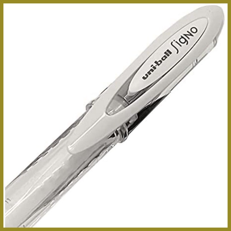UNI ball Signo White Gel Pen | Shopee Philippines