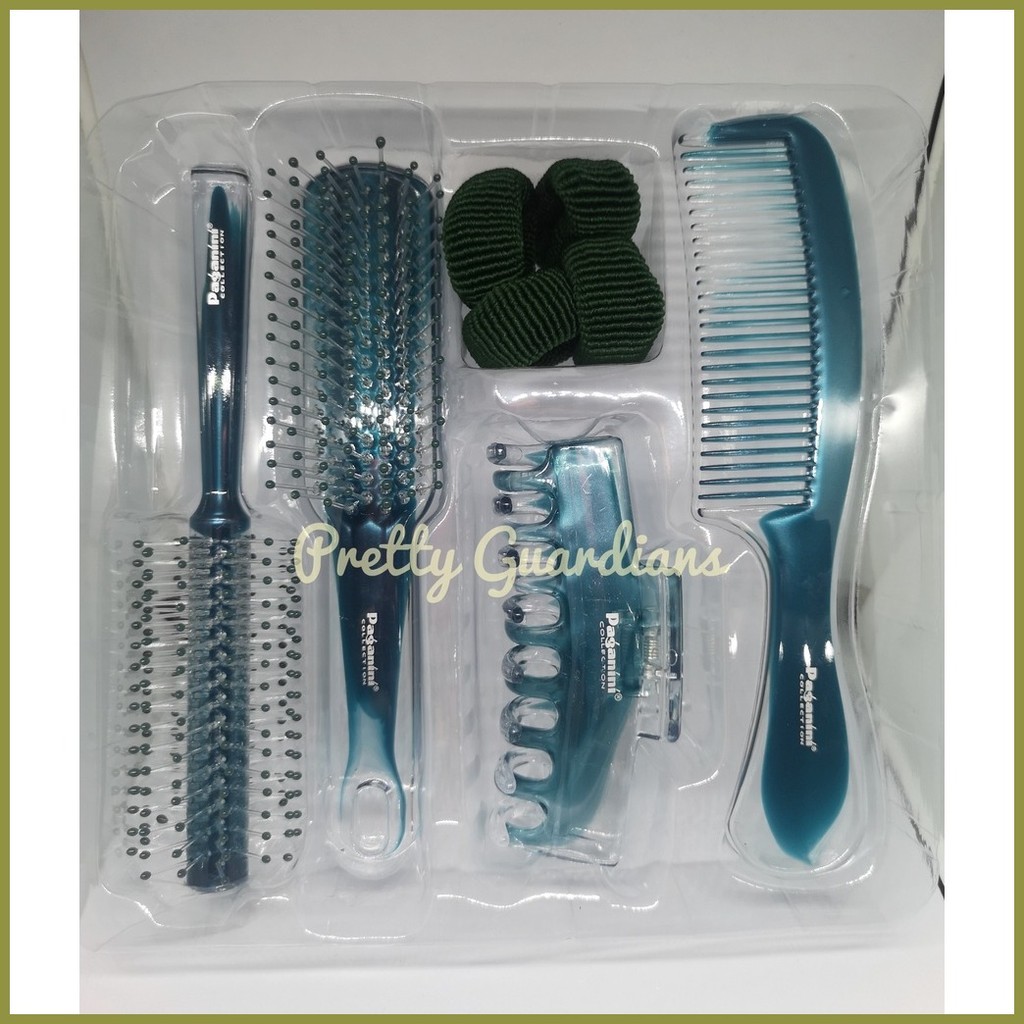 PAGANINI GIFT SET 5 [ hair brush, Cushion brush and hair comb ...