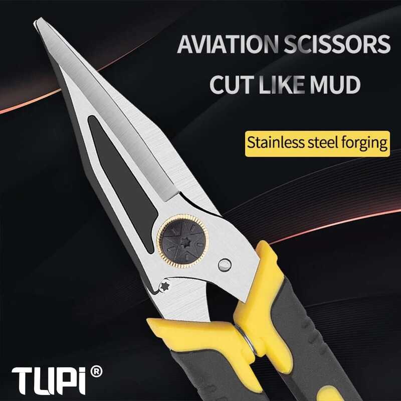 Eb TUPI Professional Aviation Scissors - Forged Steel Sheet Metal ...