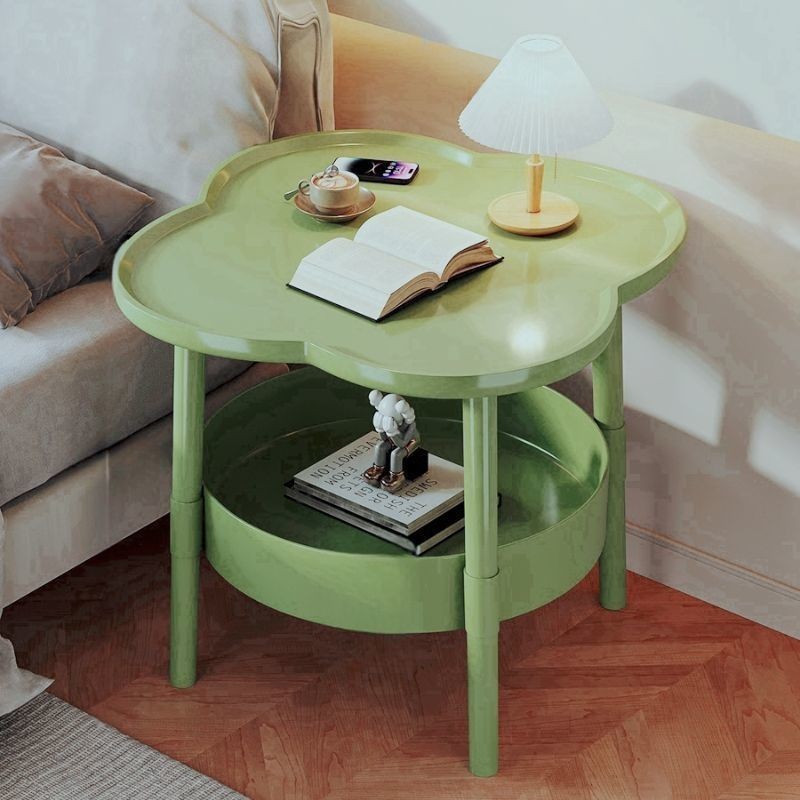 Flower Shaped Tea Table Simple Round Side Table Living Room Double ...