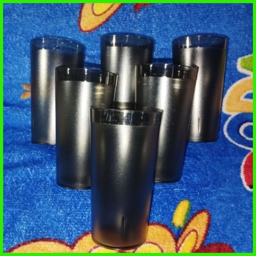 L63) ACRYLIC BASO plastic JOLLIBEE STYLE DRINKING CUP(AESTHETIC ACRYLIC ...