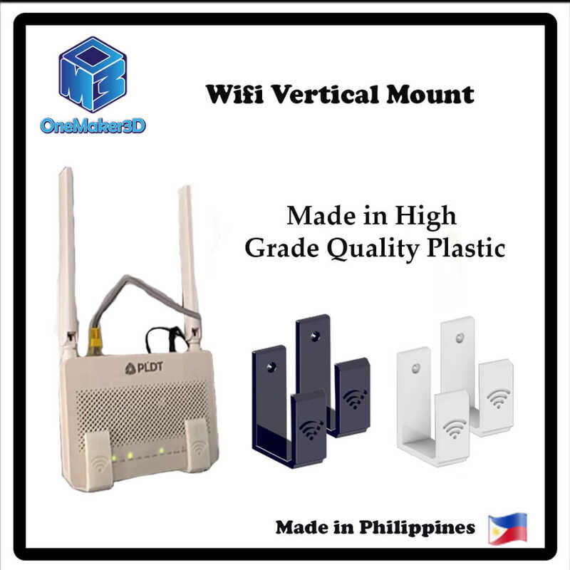 Wifi Router Modem Mount Hanger For Pldt, Smart, Globe, CONVERGE Etc ...