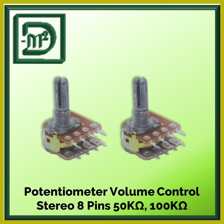 ⛅ ⭐ ① Potentiometer Volume Control Stereo 8 Pins 50K, 100K (2pcs ...