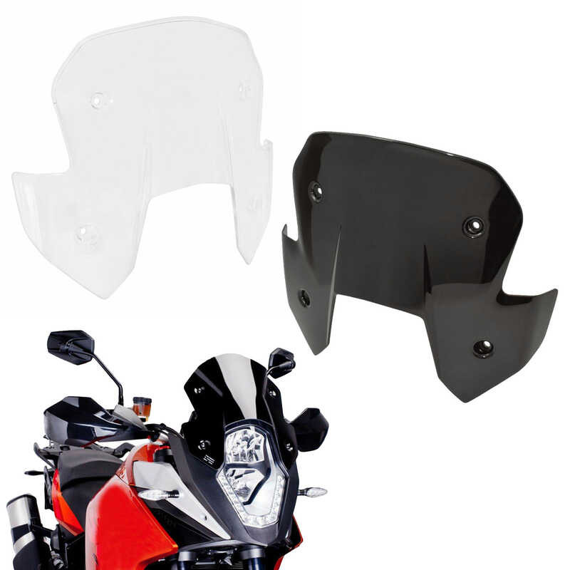 QMSTART 663 Racing Motorcycle Windscreen Windshield Fly Screen Shield ...